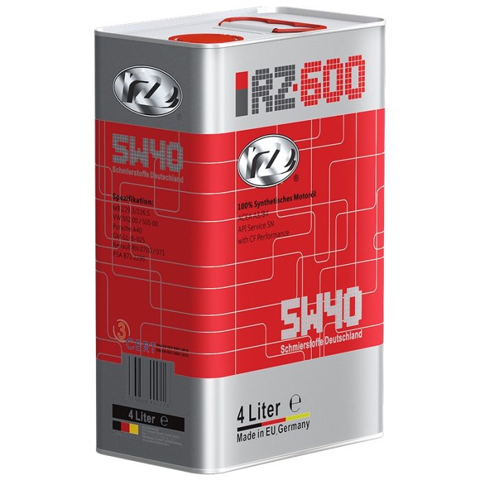 RZ600 5W40 100% Synthetic Motor Oil (4L) – RZOIL